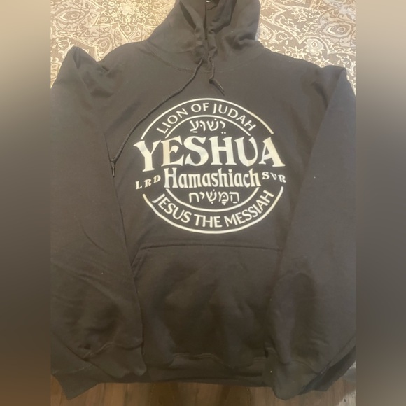 Gildan | Sweaters | Yeshua Black Hoodie | Poshmark